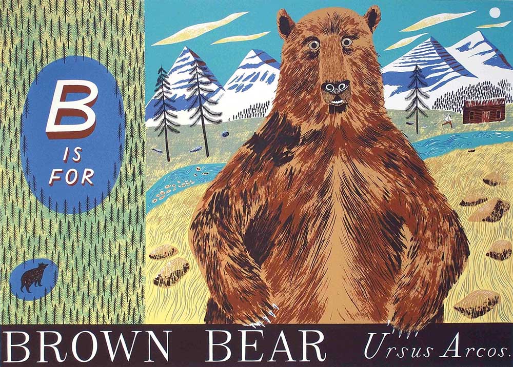 B Is for Brown Bear - Hornseys Gallery - Ripon, North Yorkshire