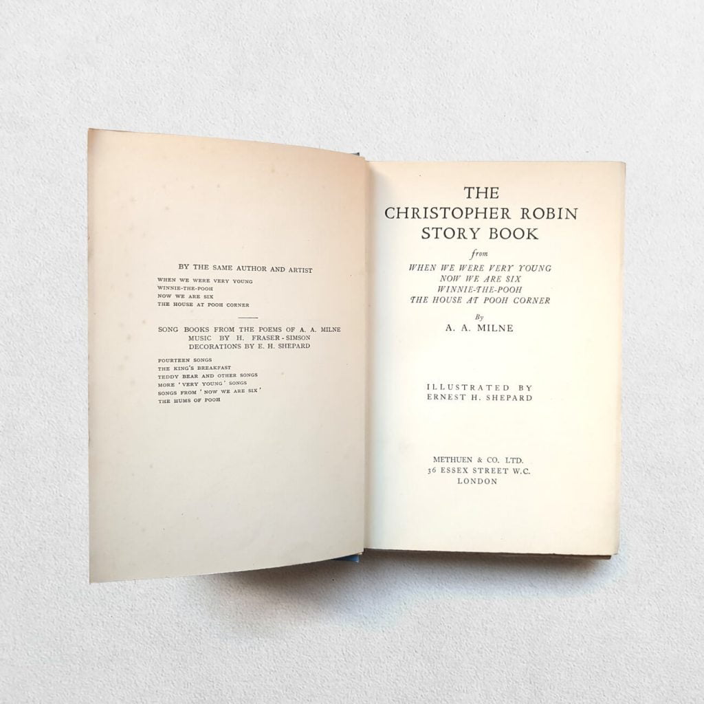 The Christopher Robin Story Book - First Edition - Hornseys Gallery ...