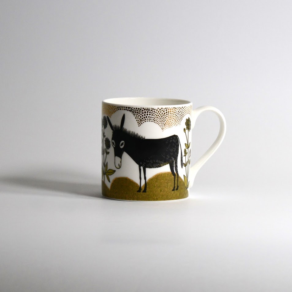 Lush Designs - Bone China Mug - Donkey - Hornseys Gallery - Ripon ...