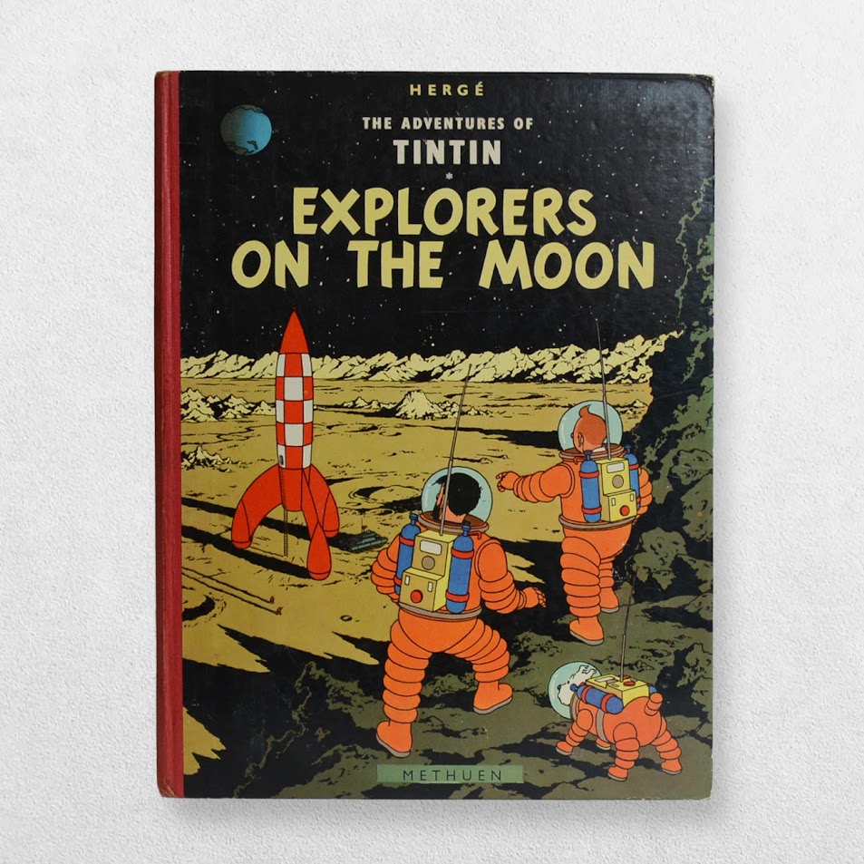 The Adventures Of Tintin - Explorers On The Moon - First Edition - 1959 ...