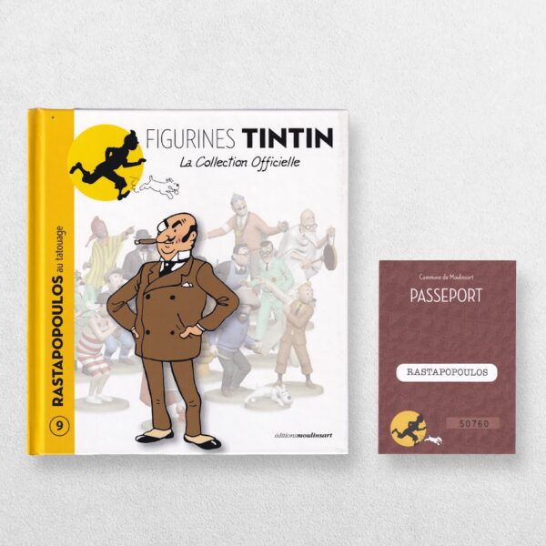 Rastapopoulos With The Tattoo - Figurines Tintin La Collection ...