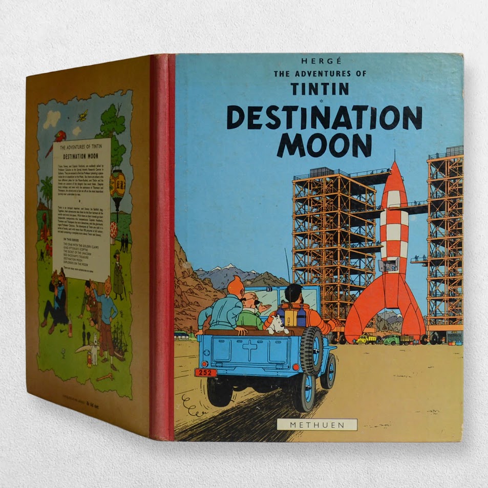 The Adventures Of Tintin - Destination Moon - First Edition - 1959 ...