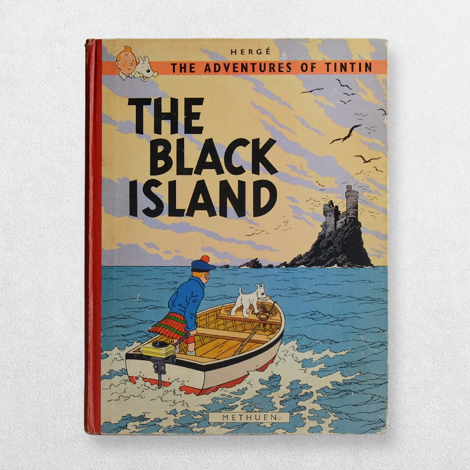 The Adventures Of Tintin – The Black Island – First Edition – 1966 ...